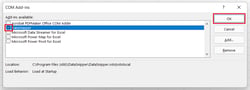 How to Re-enable Datasnipper in Excel
