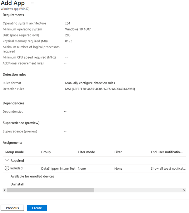 How to install DataSnipper with Microsoft Intune