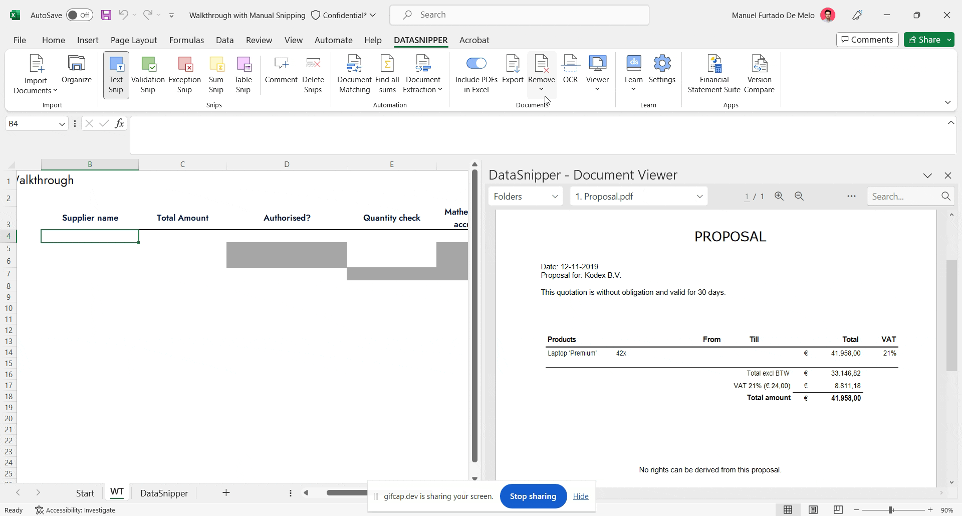 How to hide sensitive information