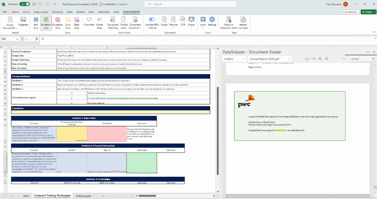 How to streamline SOX controls for Debt Covenant Compliance