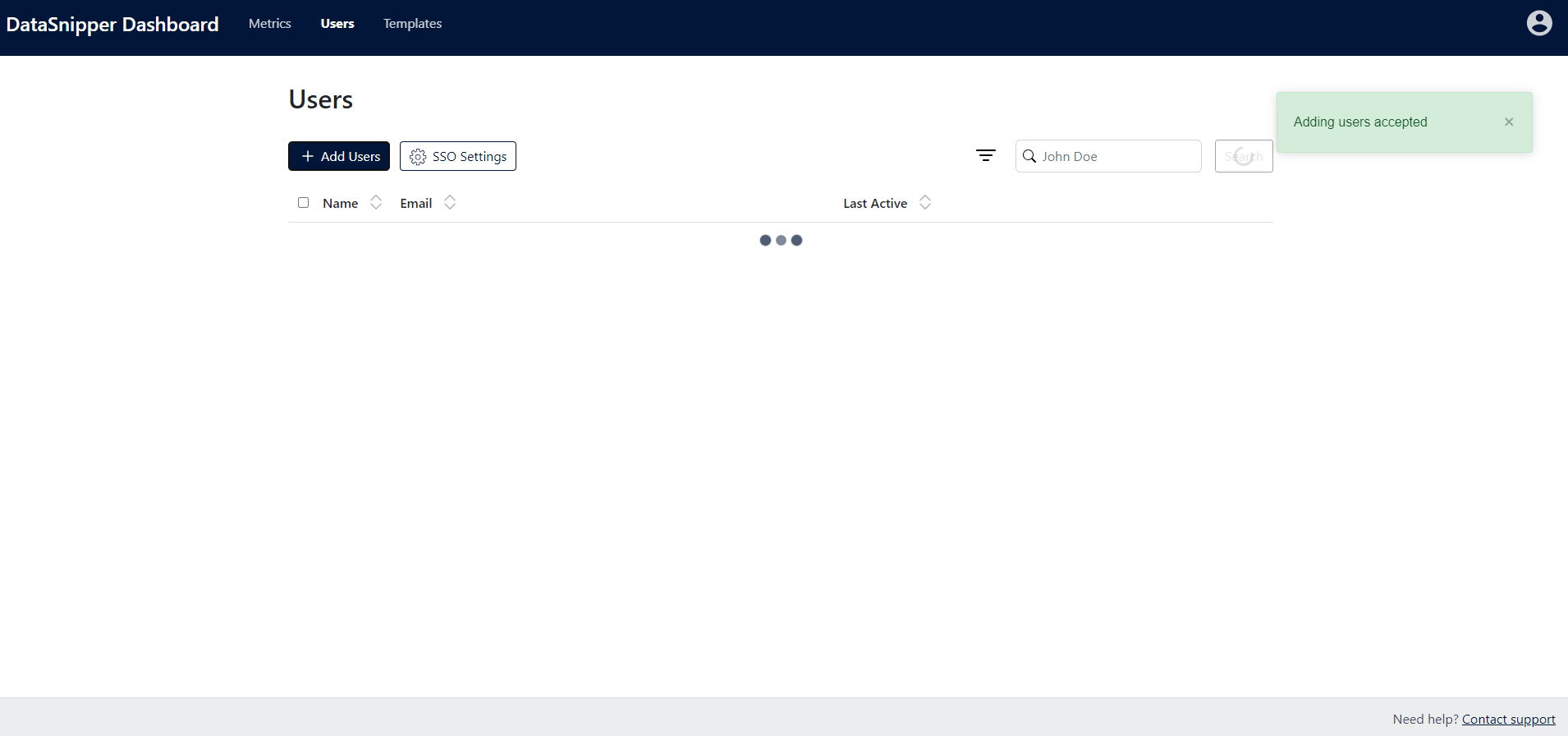 Adding and removing users on DataSnipper with User Management