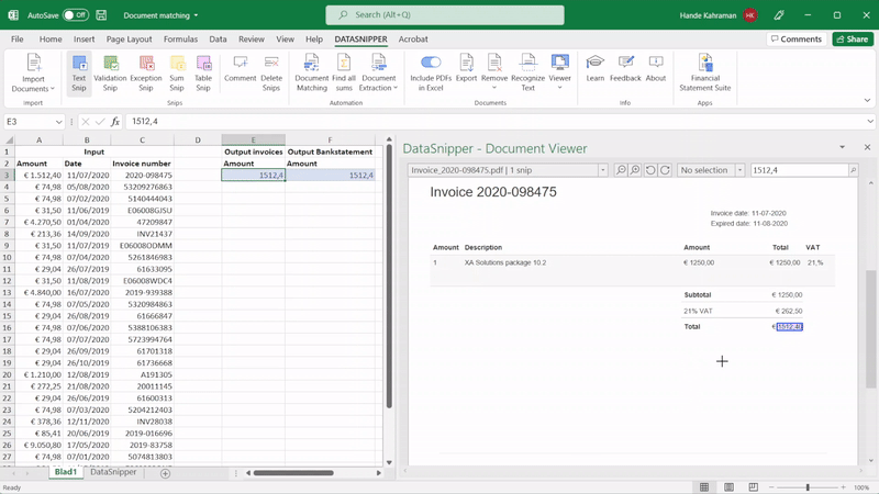 How to edit the cell content of a Snip