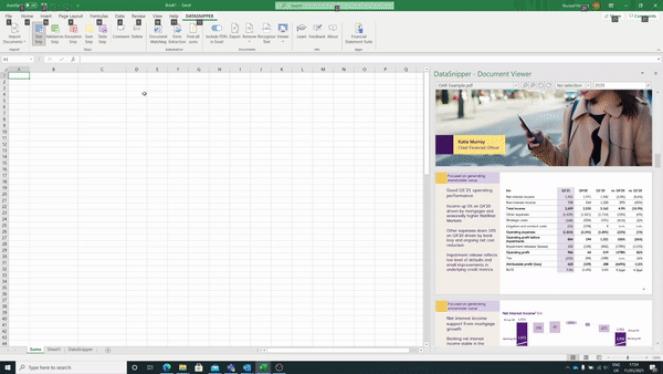 How to perform analytical procedures using DataSnipper