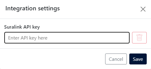 How to manage API keys for Suralink Integration (Beta Release)