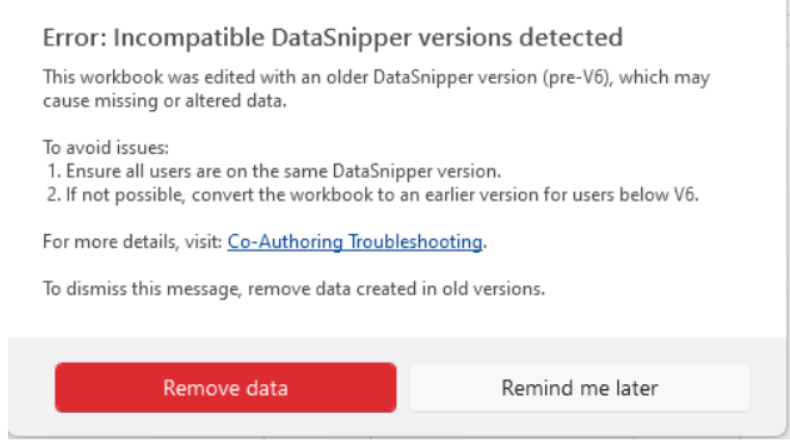 Co-authoring - Troubleshooting