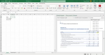 How to perform analytical procedures using DataSnipper