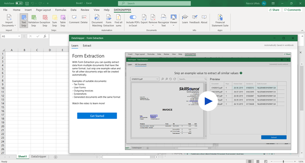 How to use Form Extraction
